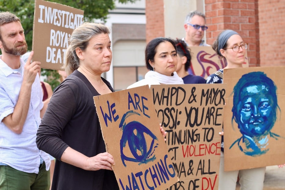 “Women Do Not Turn Up Dead:” Three Dozen Demand Justice For Roya Mohammadi